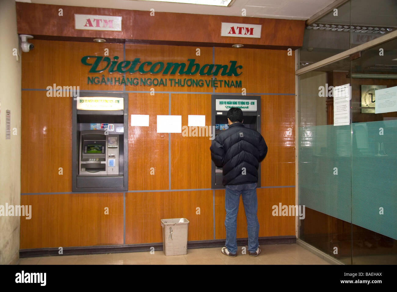 Automated teller machine of a bank in Hanoi Vietnam Stock Photo - Alamy