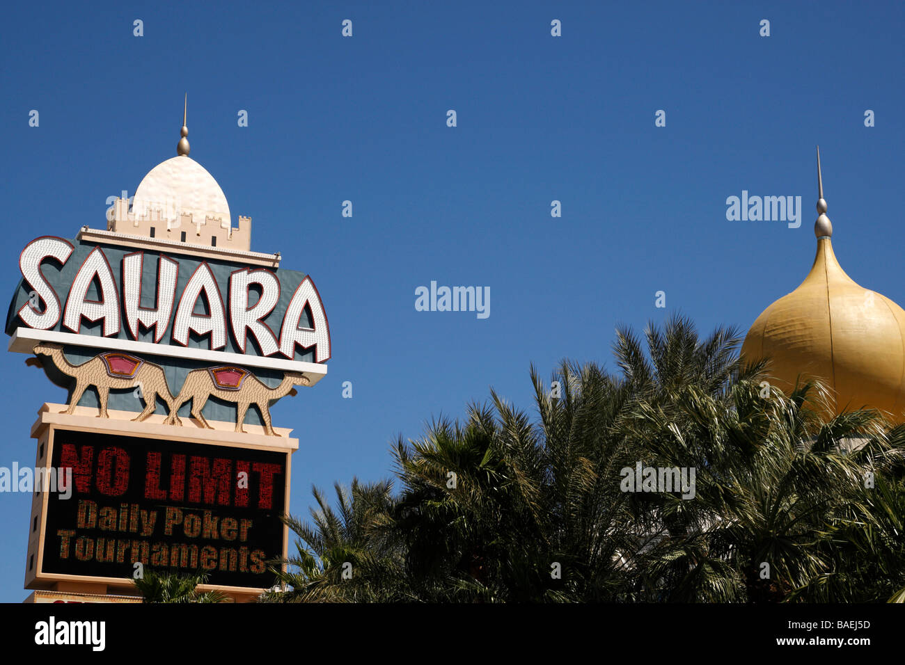 The sahara hotel las vegas hi-res stock photography and images - Alamy