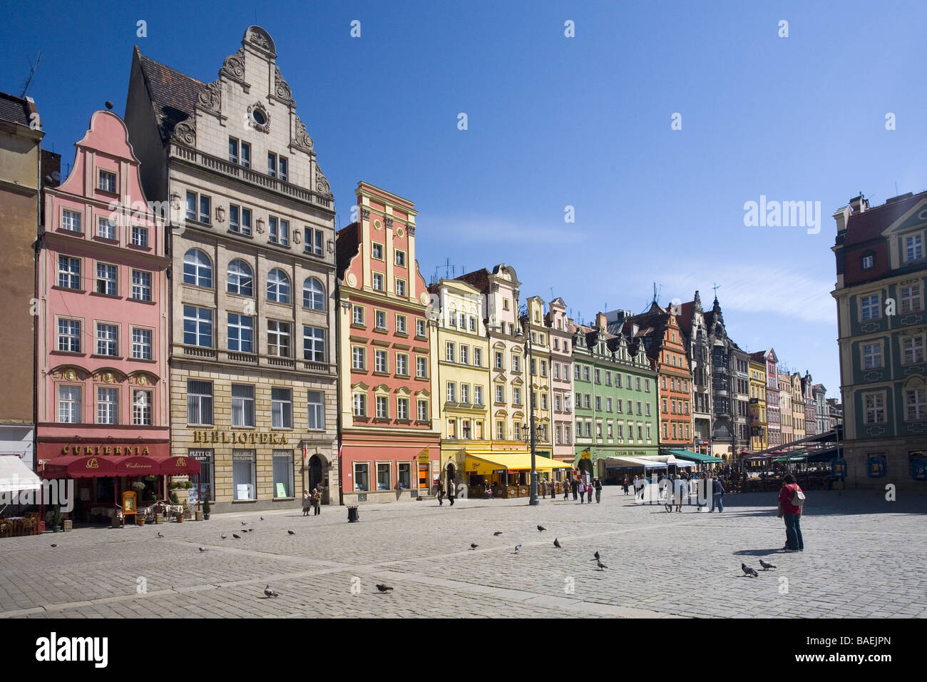 Wroclaw Market Square Stock Photo - Alamy