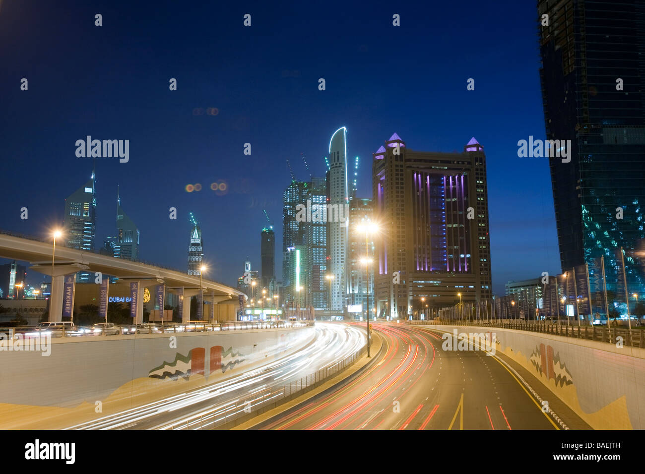 Traffic in dubai hi-res stock photography and images - Alamy