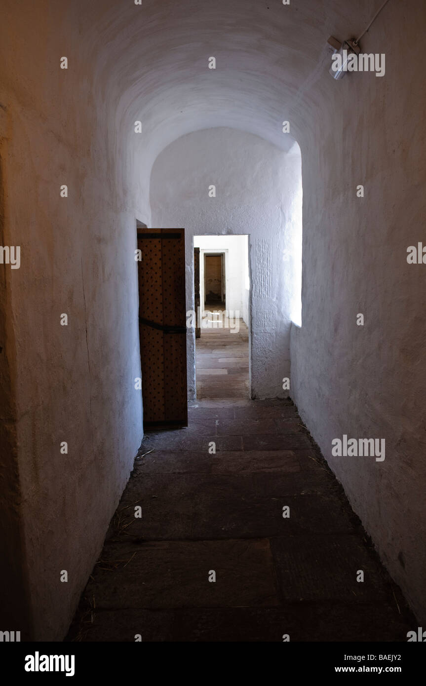 Prison cells in Downpatrick museum of County Down Stock Photo - Alamy
