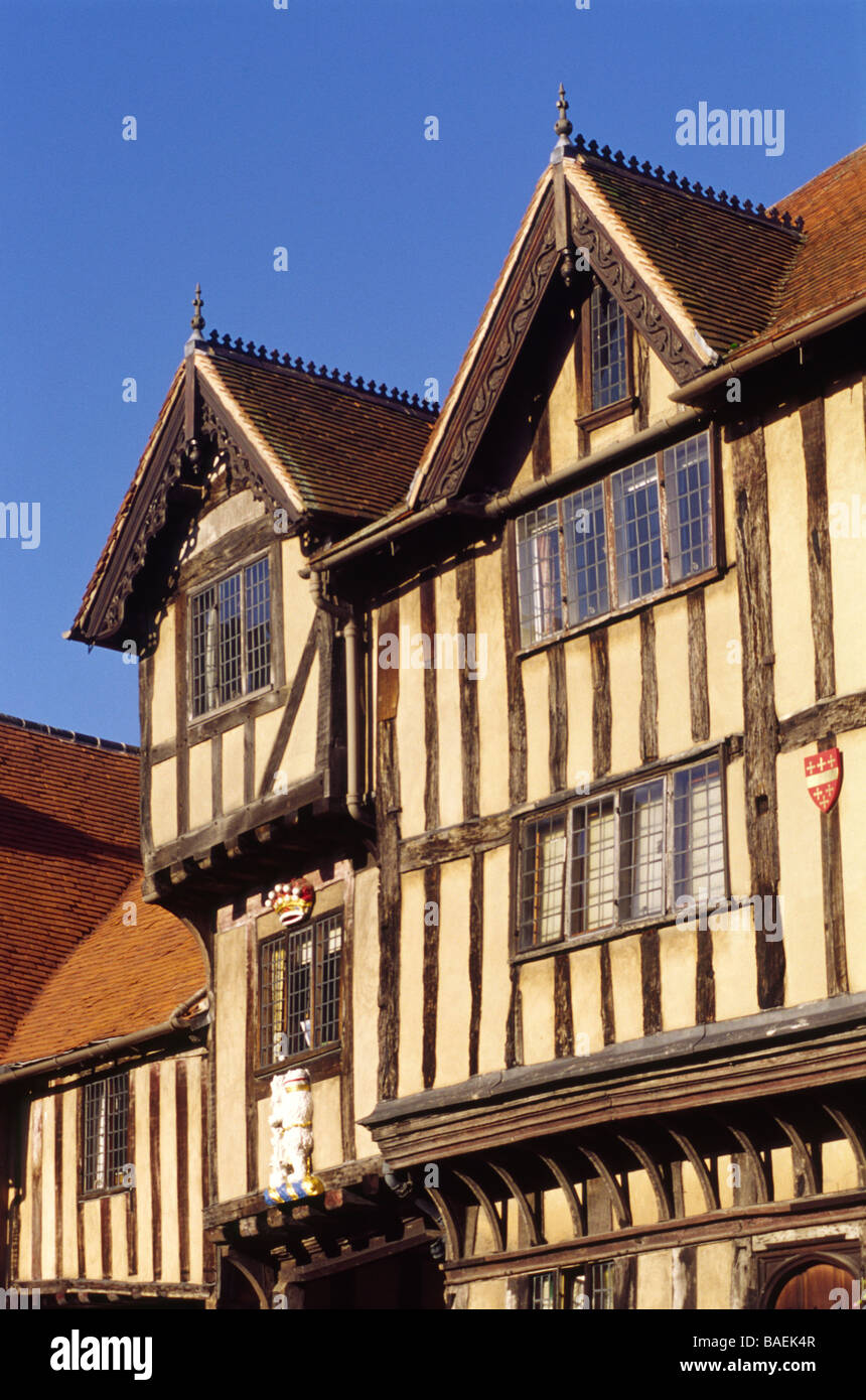 England warwickshire warwick tudor houses hi-res stock photography and ...