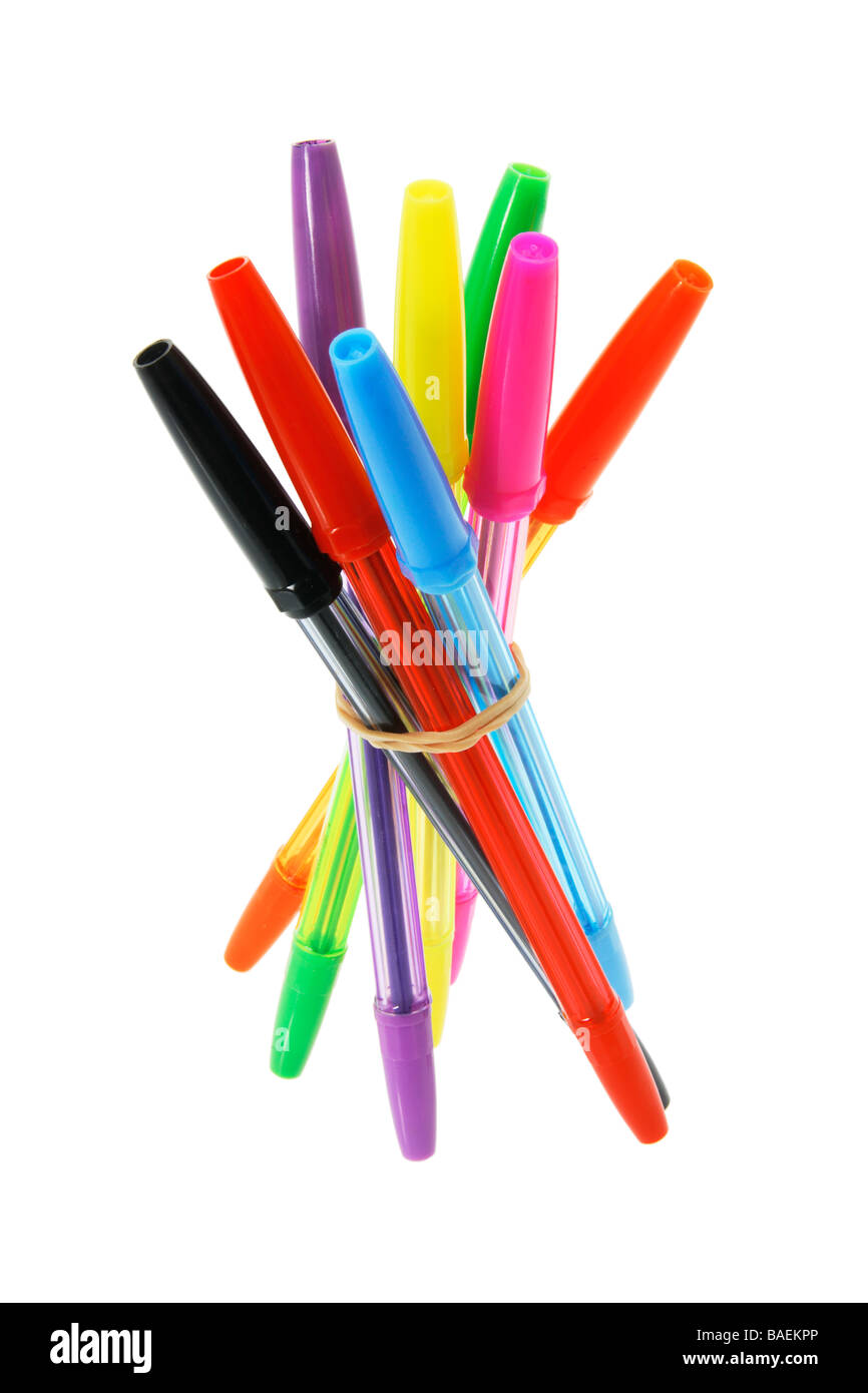 Colours of ballpoint hi-res stock photography and images - Alamy