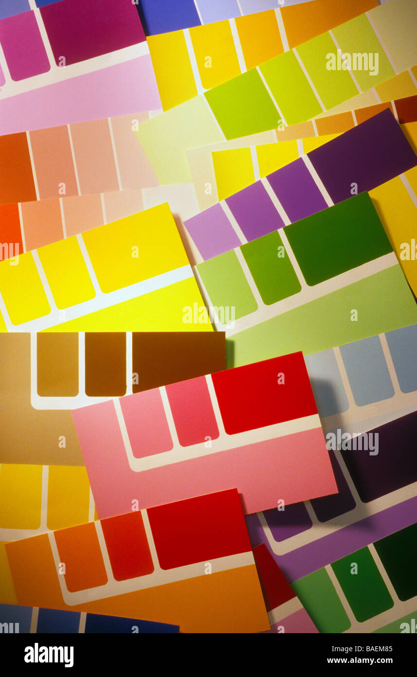 Color swatches swatch work construction vertical paint concept concepts ...