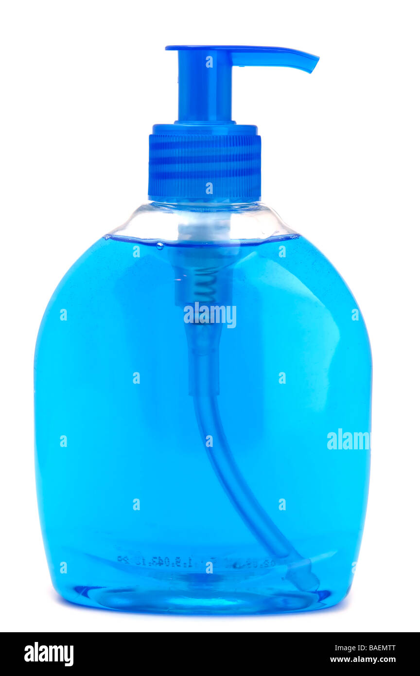 object on white Bottle of liquid soap Stock Photo - Alamy