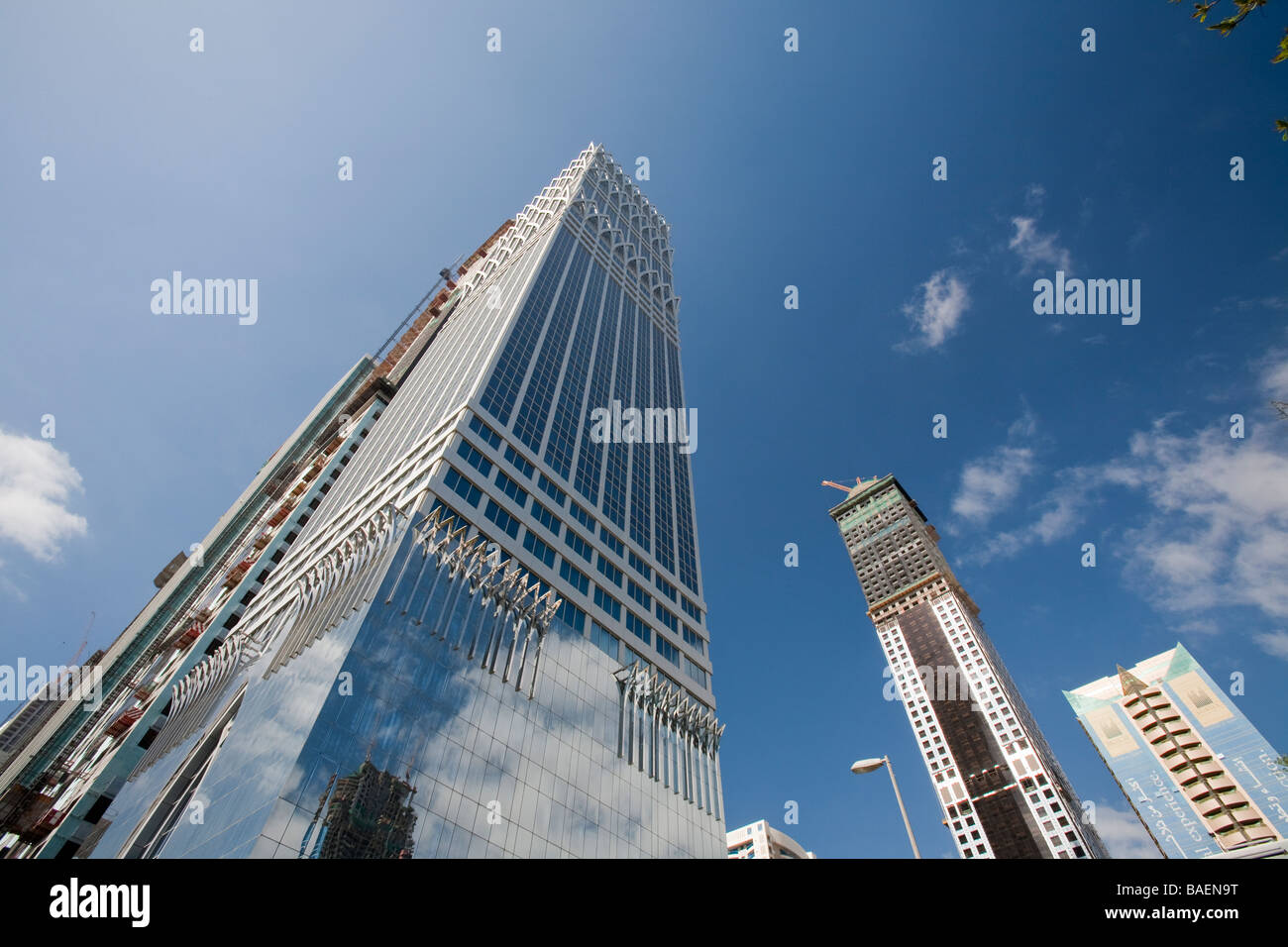 Exclusive high rise tower block developments in Dubai Stock Photo - Alamy