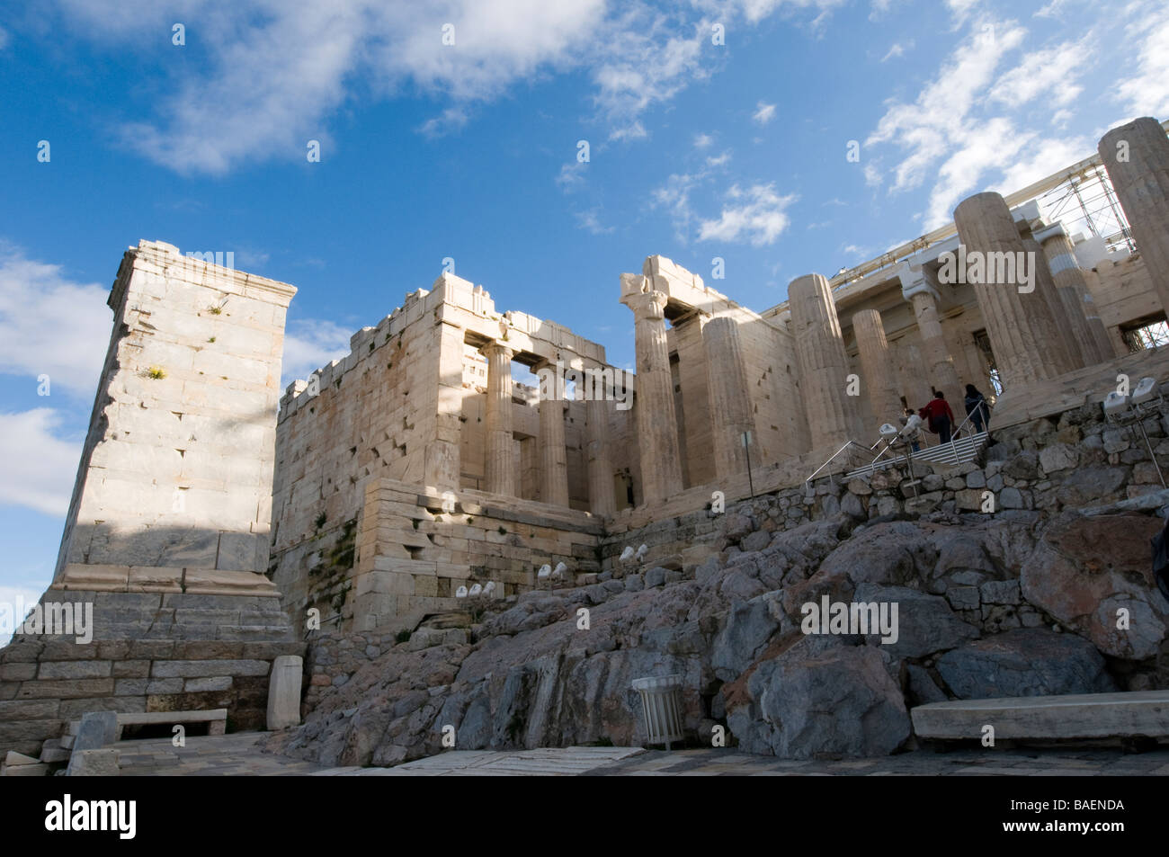 The Propylaia of the Athenian Acropolis Stock Photo - Alamy