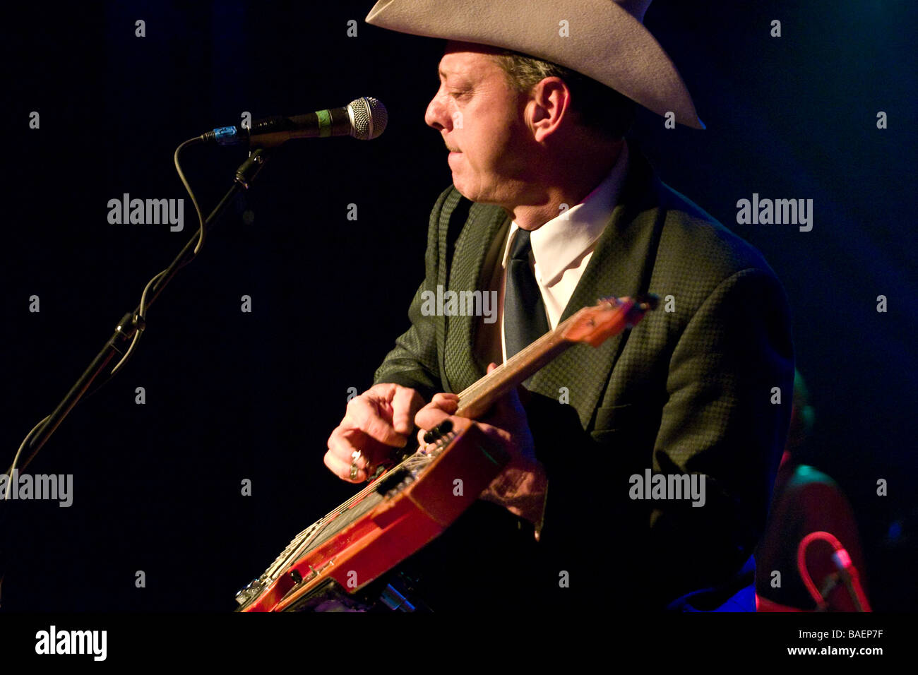 Junior Brown, a popular country music musician, is a guit steel guitar ...