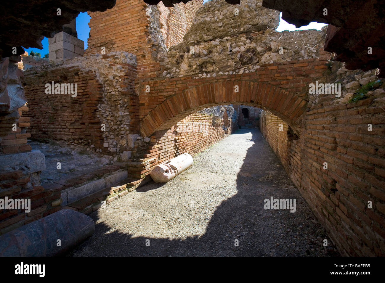 Greek Amphitheater, Taormina, Sicily, Italy Stock Photo - Alamy