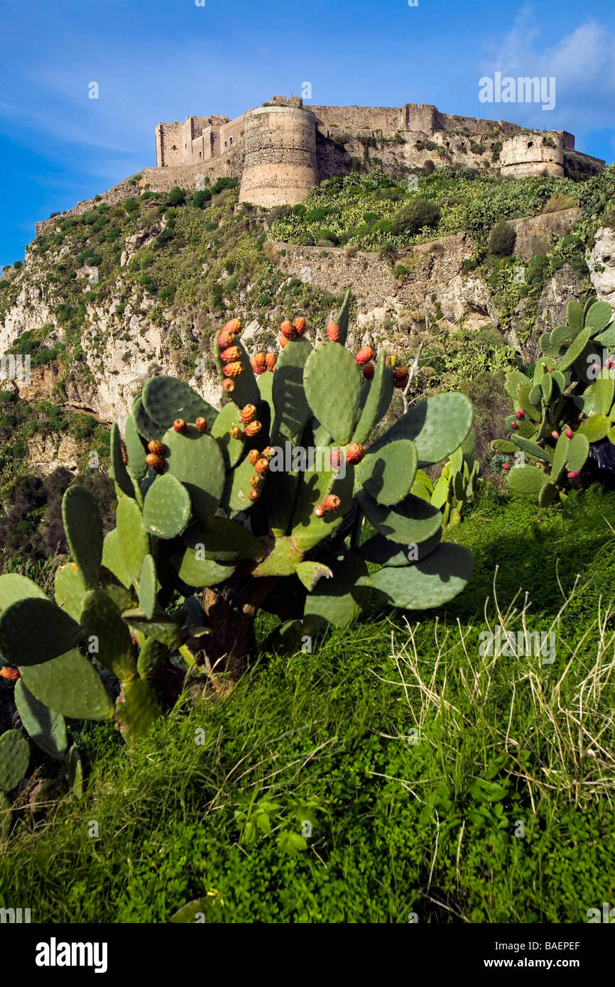 Aragonese castle, Milazzo, Sicily, Italy Stock Photo - Alamy