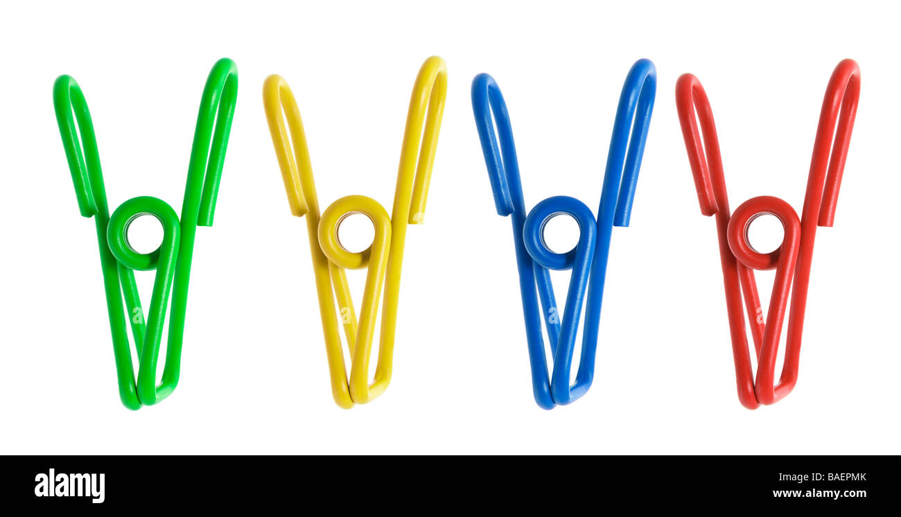 Clips pegs hi-res stock photography and images - Alamy
