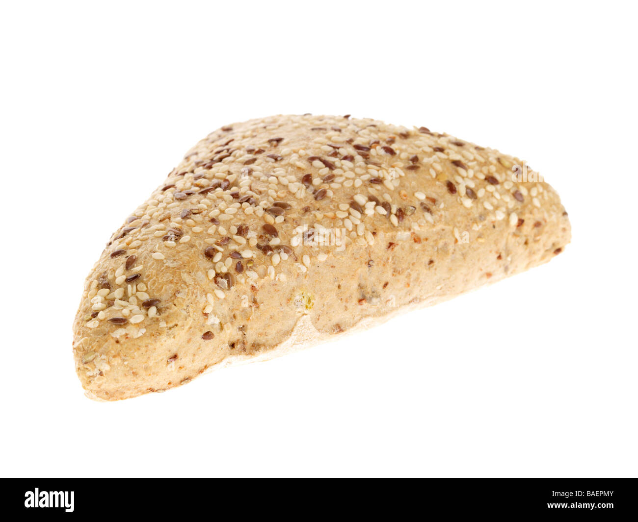 Linseed and Sesame Bread Roll Stock Photo - Alamy