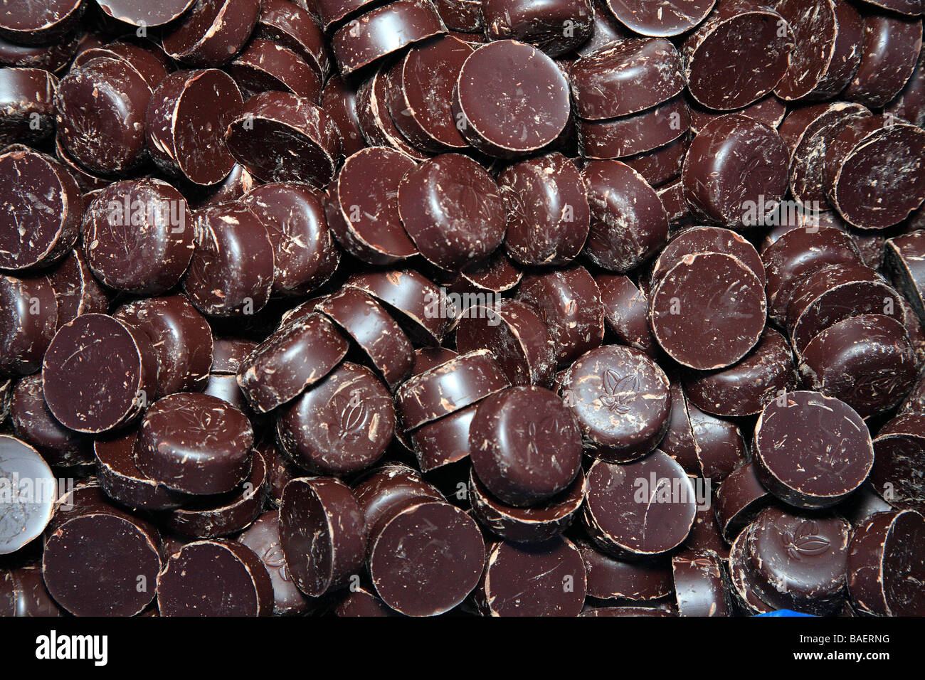 Chocolate pralines for Easter egg preparation, Easter egg preparation ...