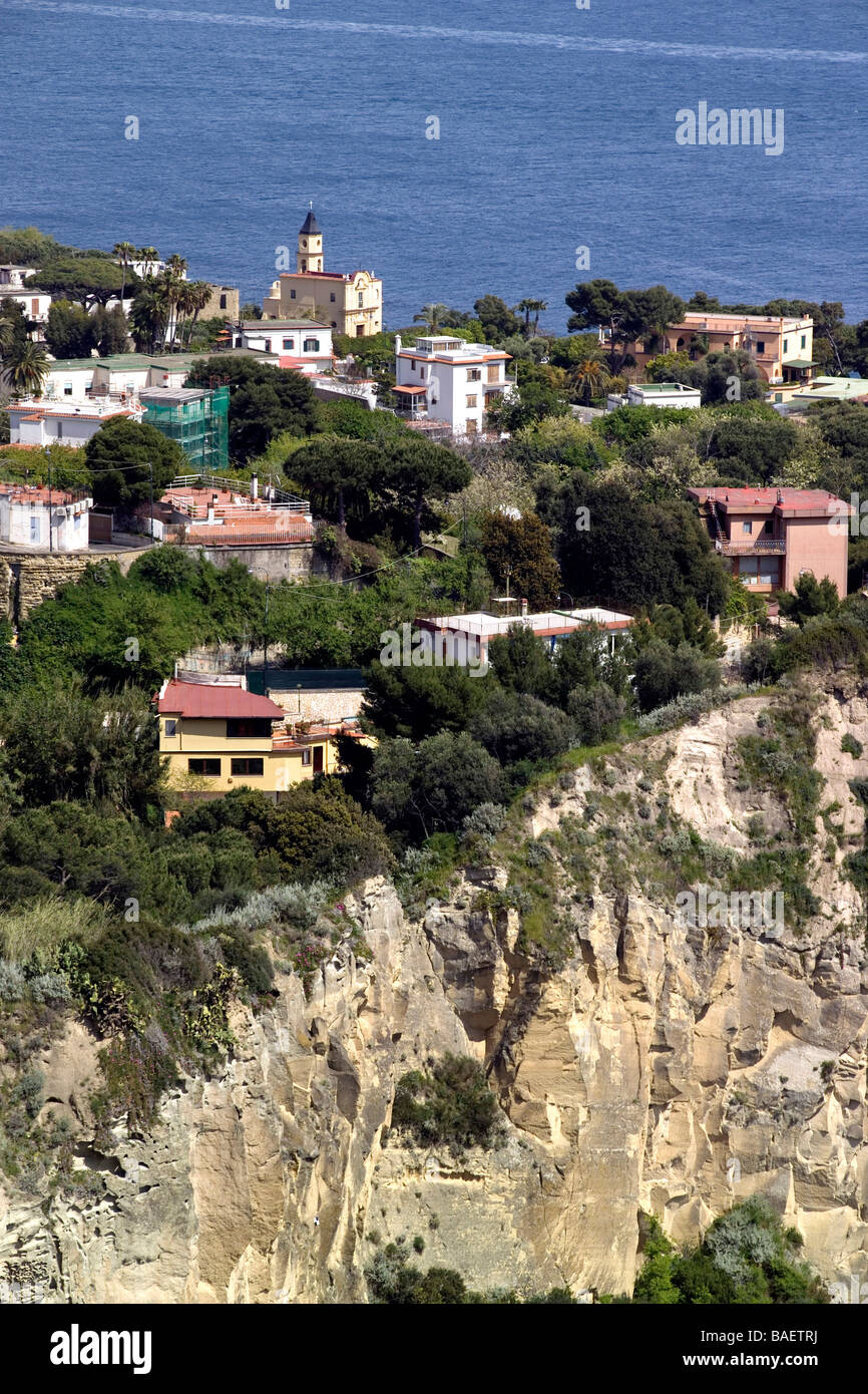 Posillipo hill seen by Virgiliano park, Capo Posillipo, Naples ...