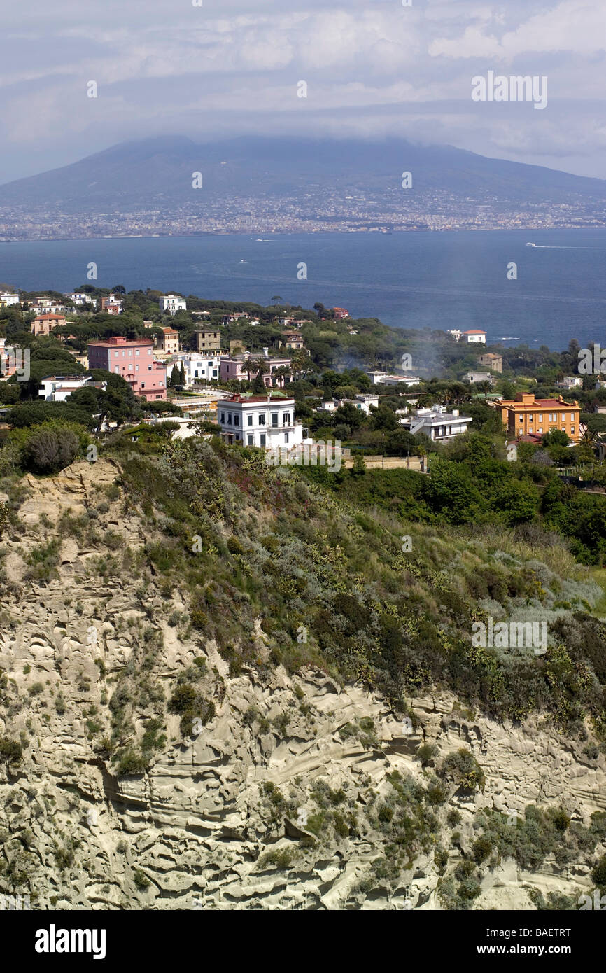Posillipo hill seen by Virgiliano park, Capo Posillipo, Naples ...