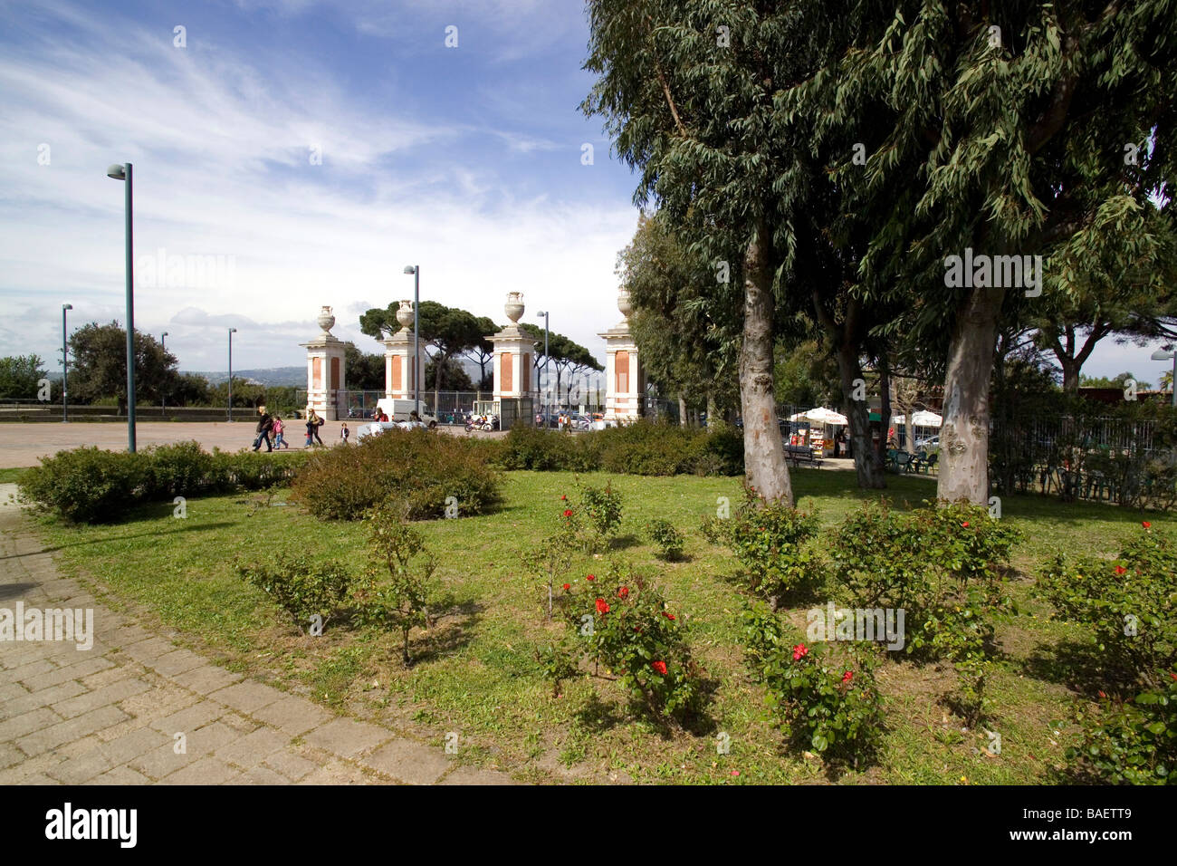 Entrance, Virgiliano park, Capo Posillipo, Naples, Campania, Italy ...