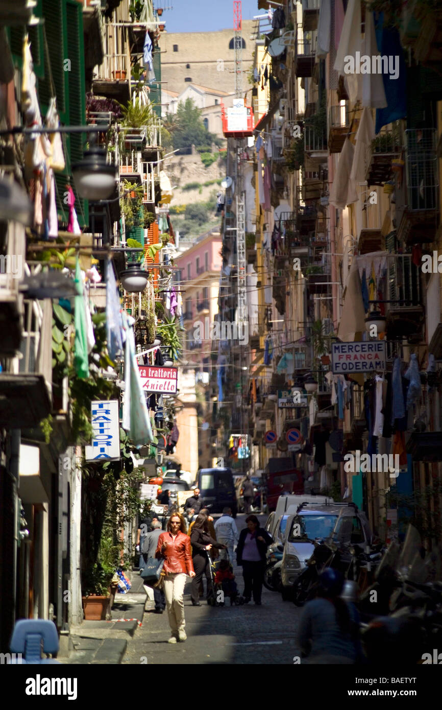 Alley along via chiaia hi-res stock photography and images - Alamy