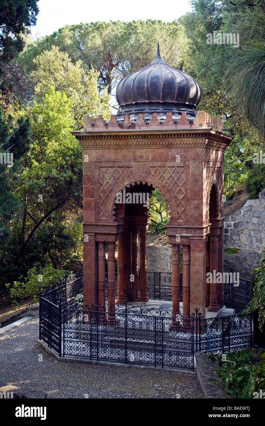 Moorish mausoleum, Villa Hanbury, La Mortola, Ventimiglia, Liguria ...