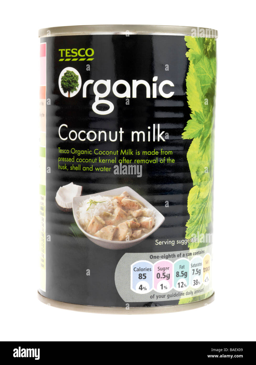 Organic Coconut Milk Stock Photo - Alamy