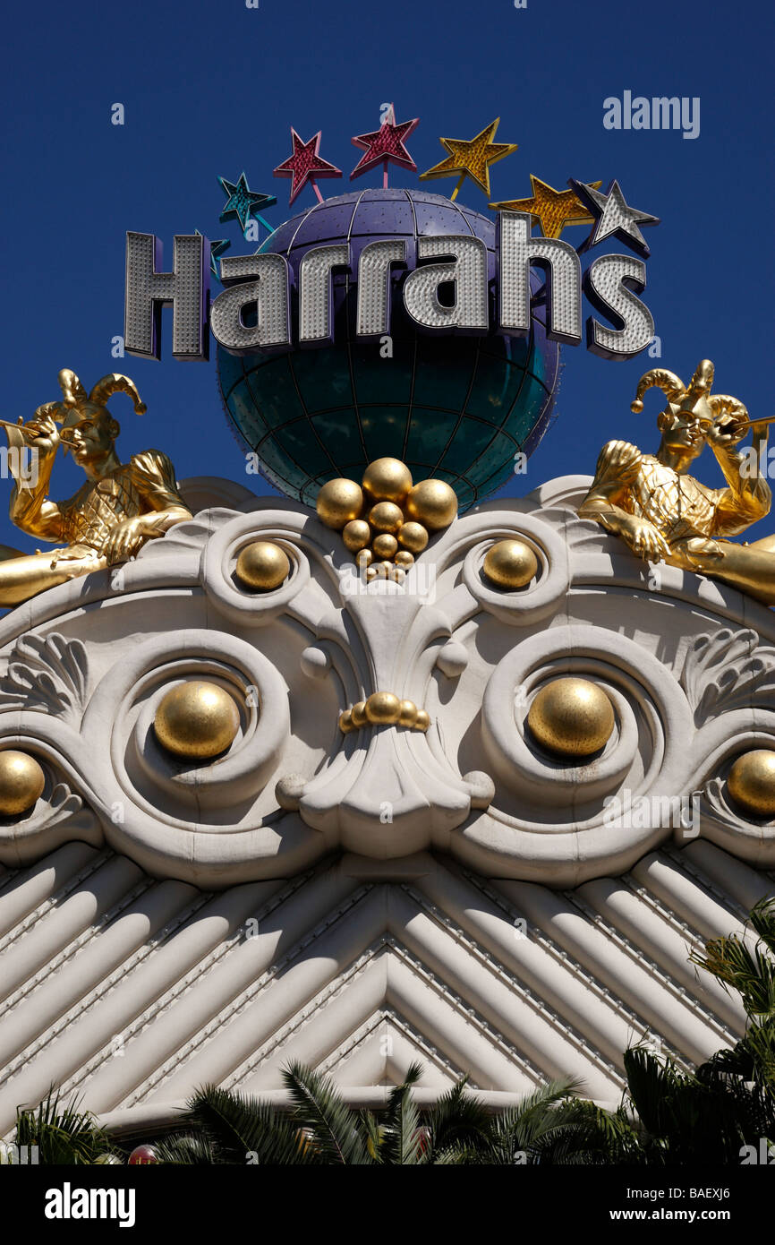 Harrahs facade strip boulevard hi-res stock photography and images - Alamy