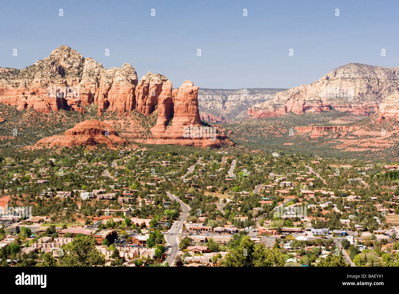 Viewpoint on airport road - Sedona, Arizona Stock Photo - Alamy