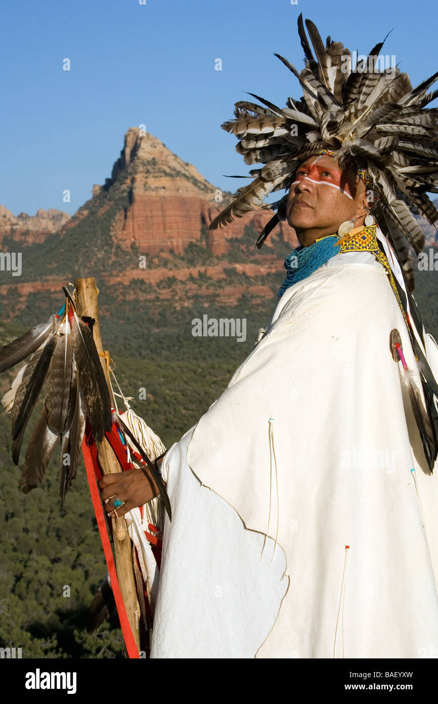 Havasupai medicine man - Sedona, Arizona Stock Photo - Alamy