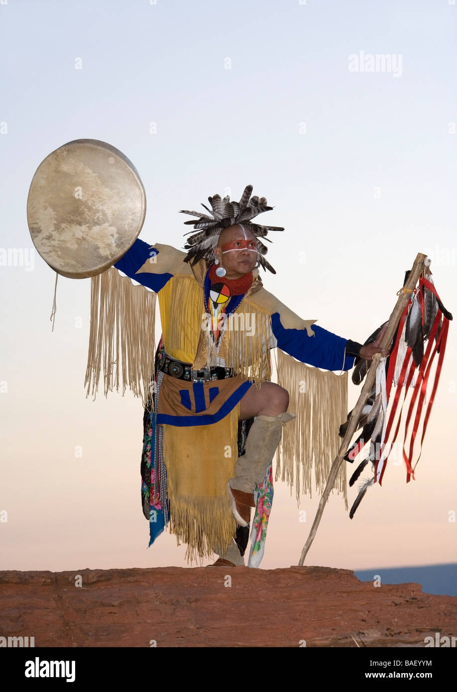 Havasupai medicine man - Sedona, Arizona Stock Photo - Alamy