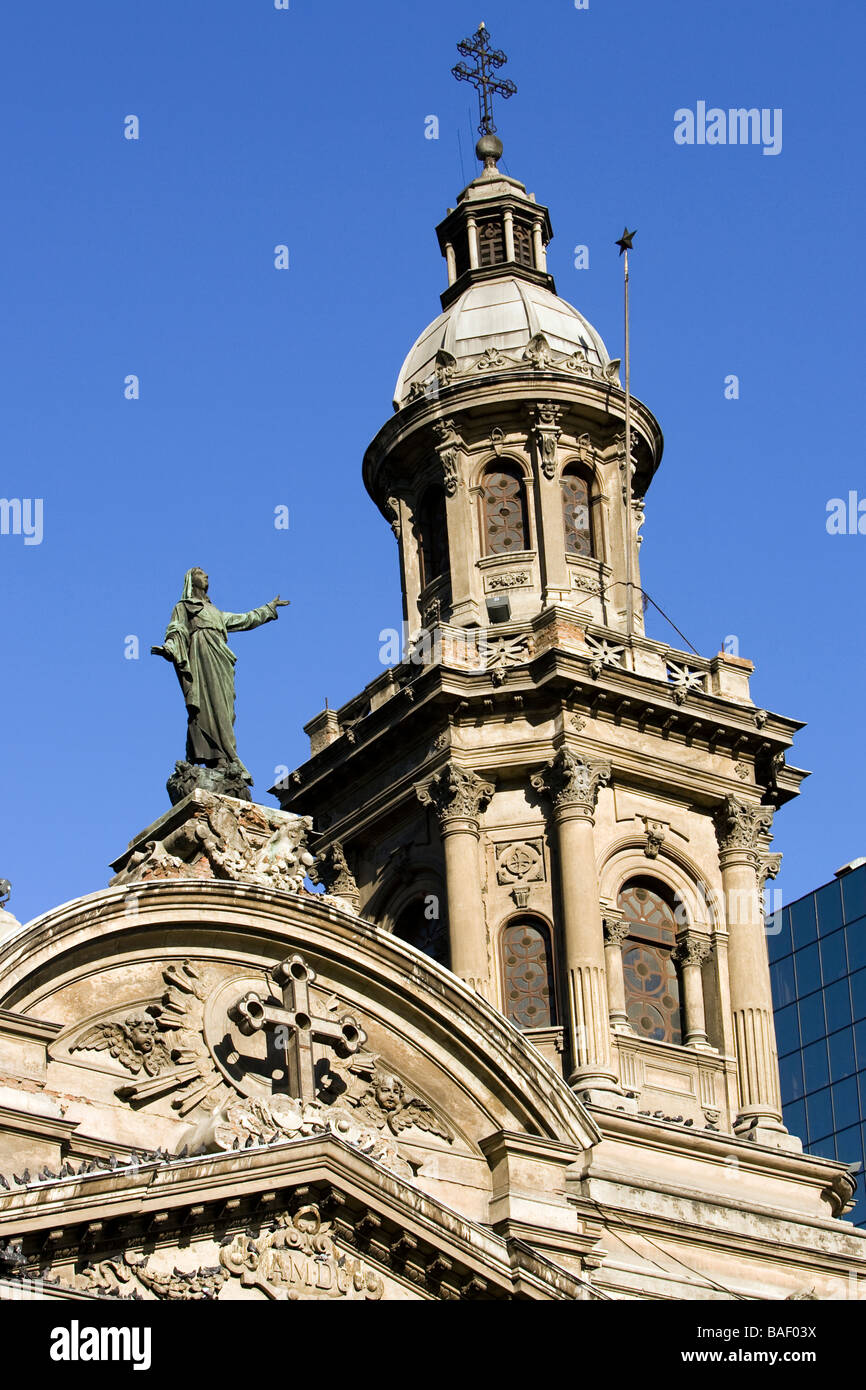 Church - Santiago, Chile Stock Photo - Alamy