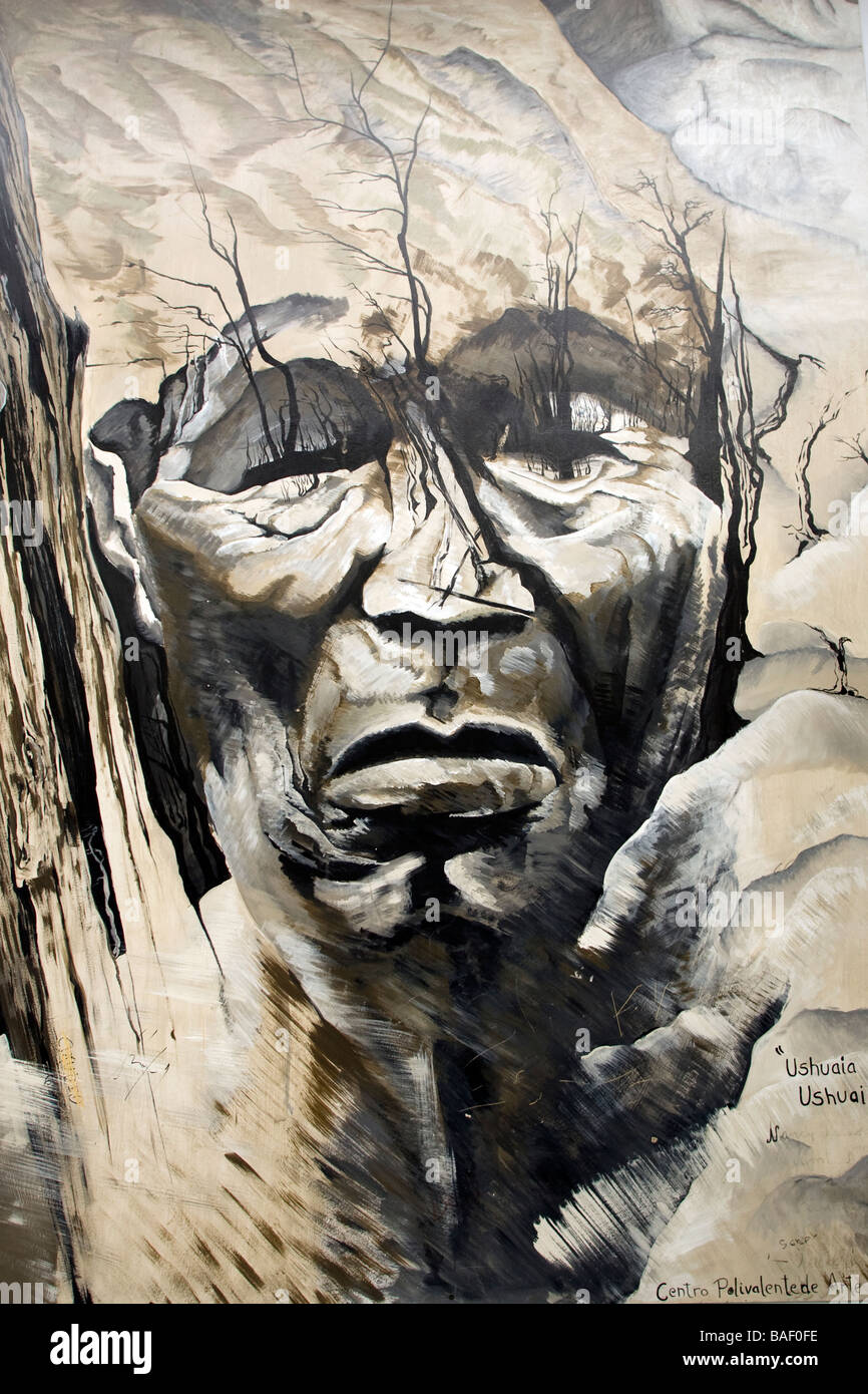 Artwork / Graffiti in Ushuaia, Argentina Stock Photo - Alamy