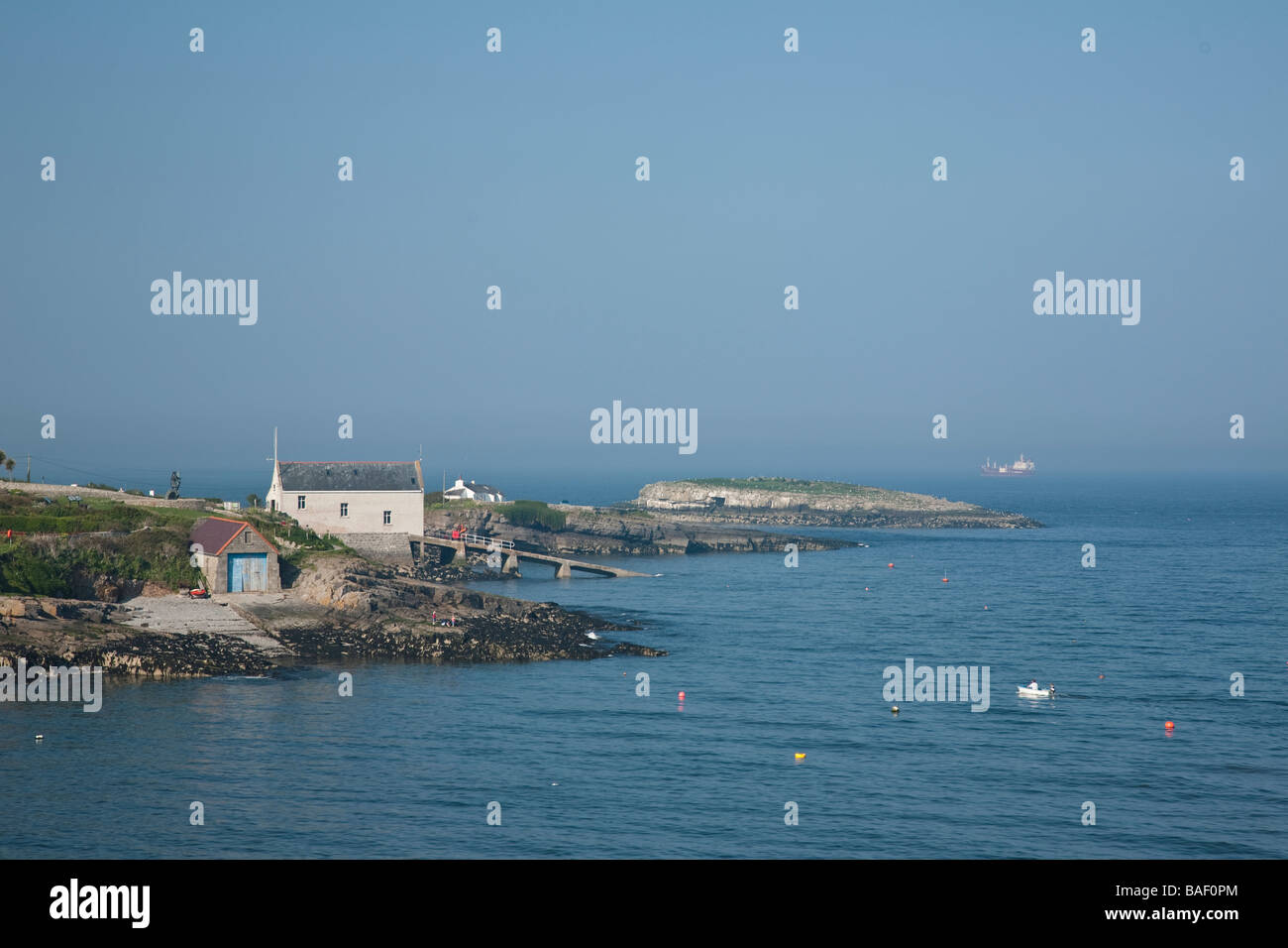 Lifeboat station Moelfre, Anglesey, Wales, UK Stock Photo - Alamy