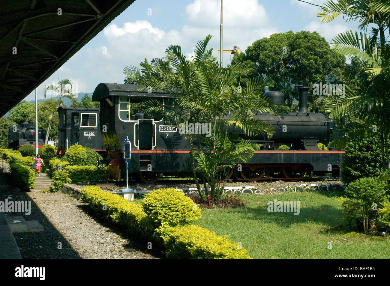 Steam locomotives at Ambarawa , Central Java , Indonesia Stock Photo ...
