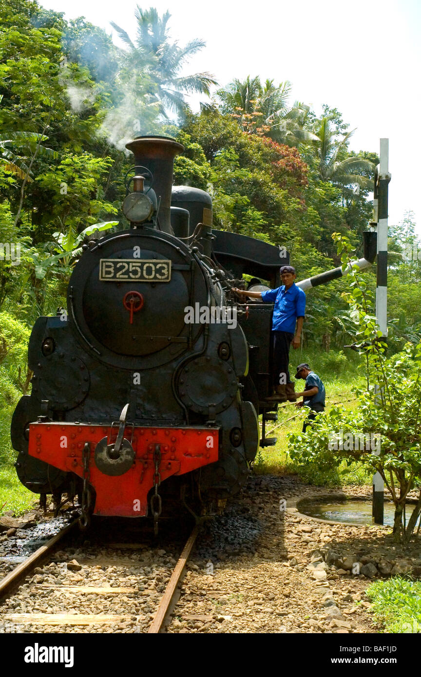 Steam locomotive at Ambarawa , Central Java , Indonesia Stock Photo - Alamy