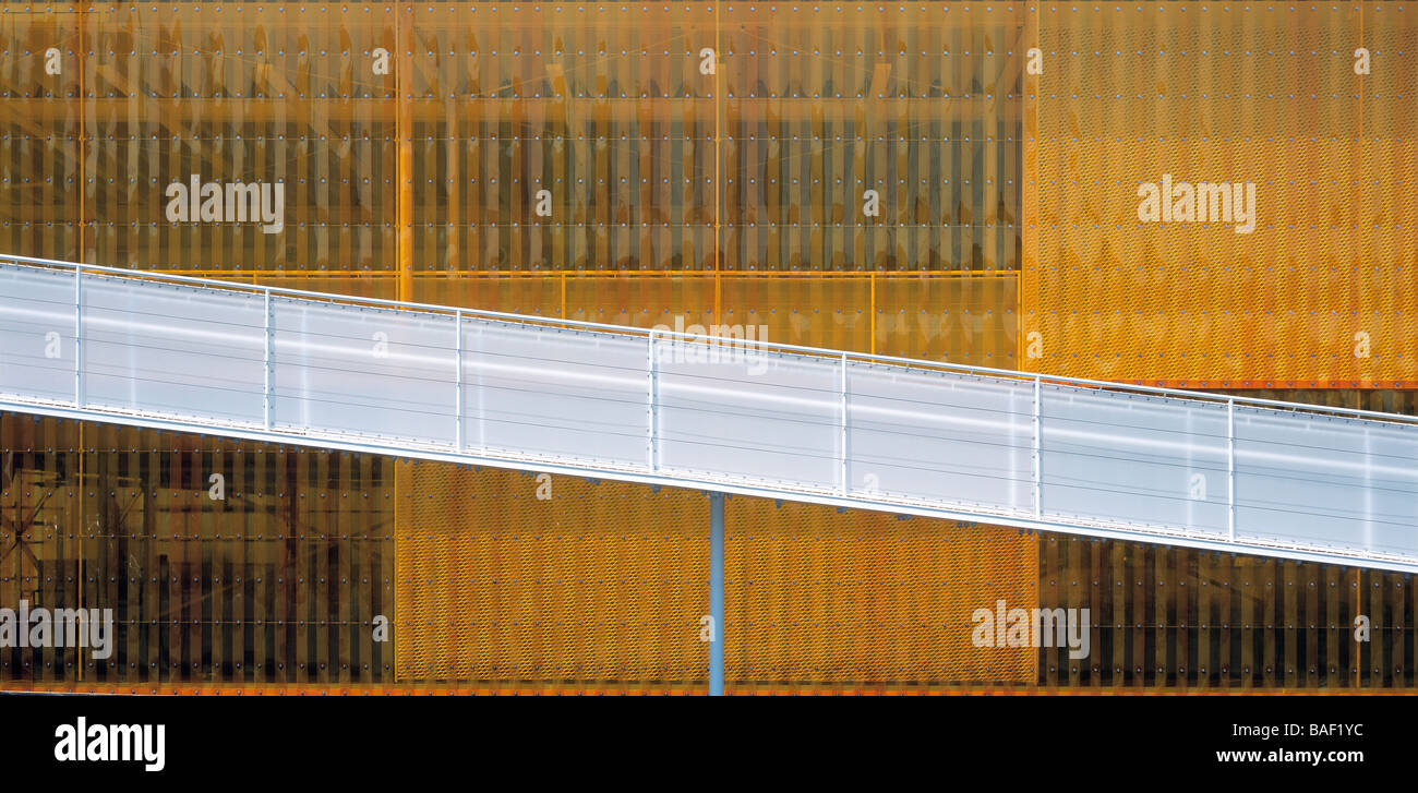 Event Hall, Osaka, Japan, Kengo Kuma & Associates, Event hall cladding ...