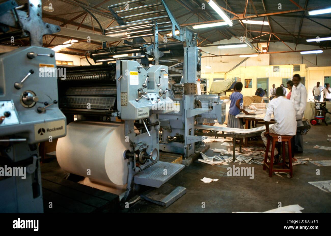 Printing Press And Workers High Resolution Stock Photography and Images ...
