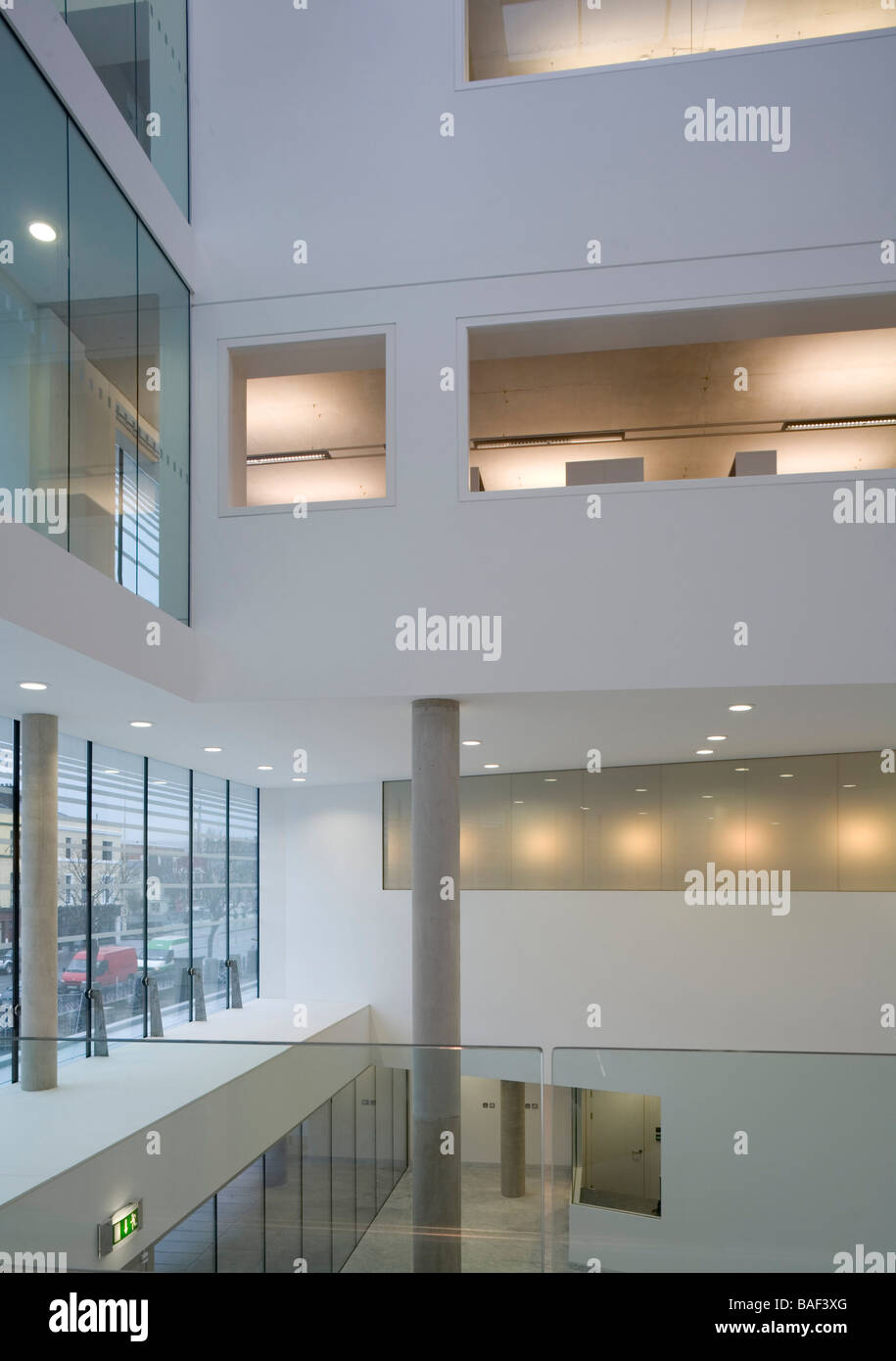 Cork Civic Offices, Cork, Ireland, Abk Architects, Cork offices atrium ...