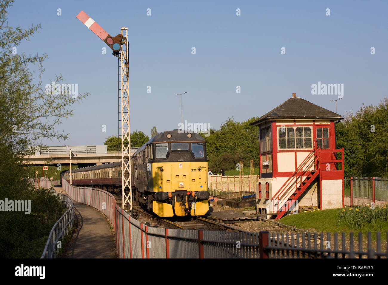 Nene vally railway Stock Photo - Alamy