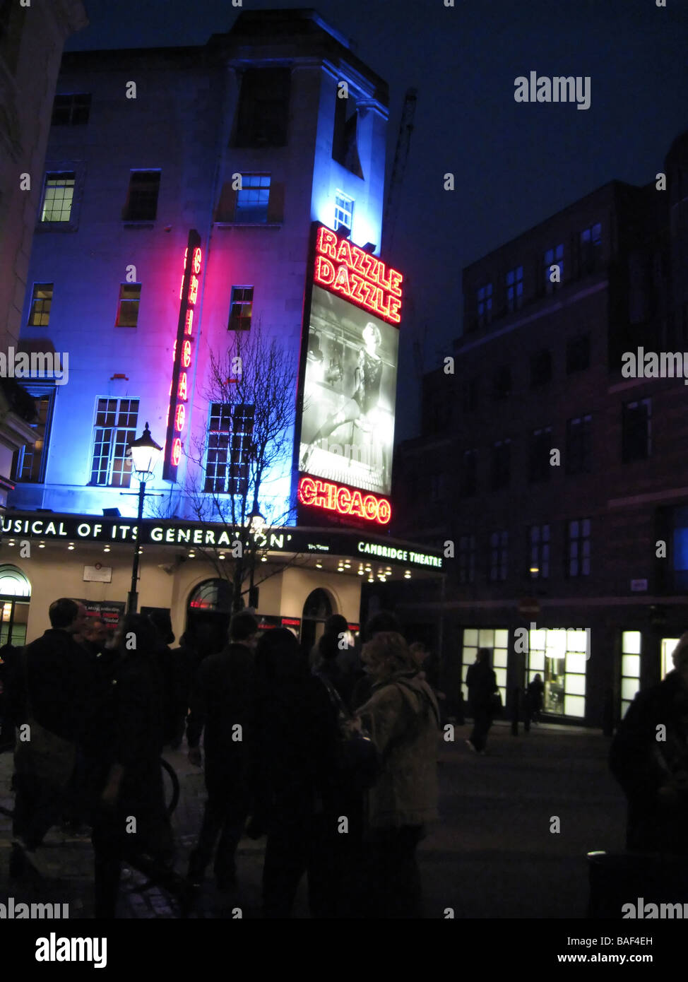 Chicago Cambridge Theatre Earlham Street Seven Dials Soho London Stock ...