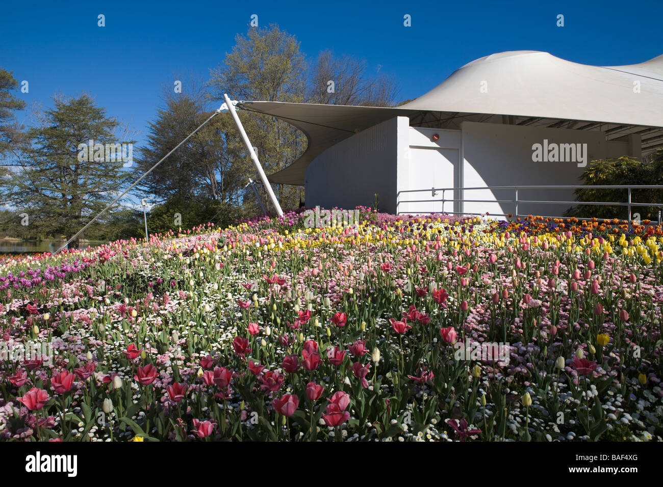 Stage feature floral spectacular, Commonwealth park, Canberra ...