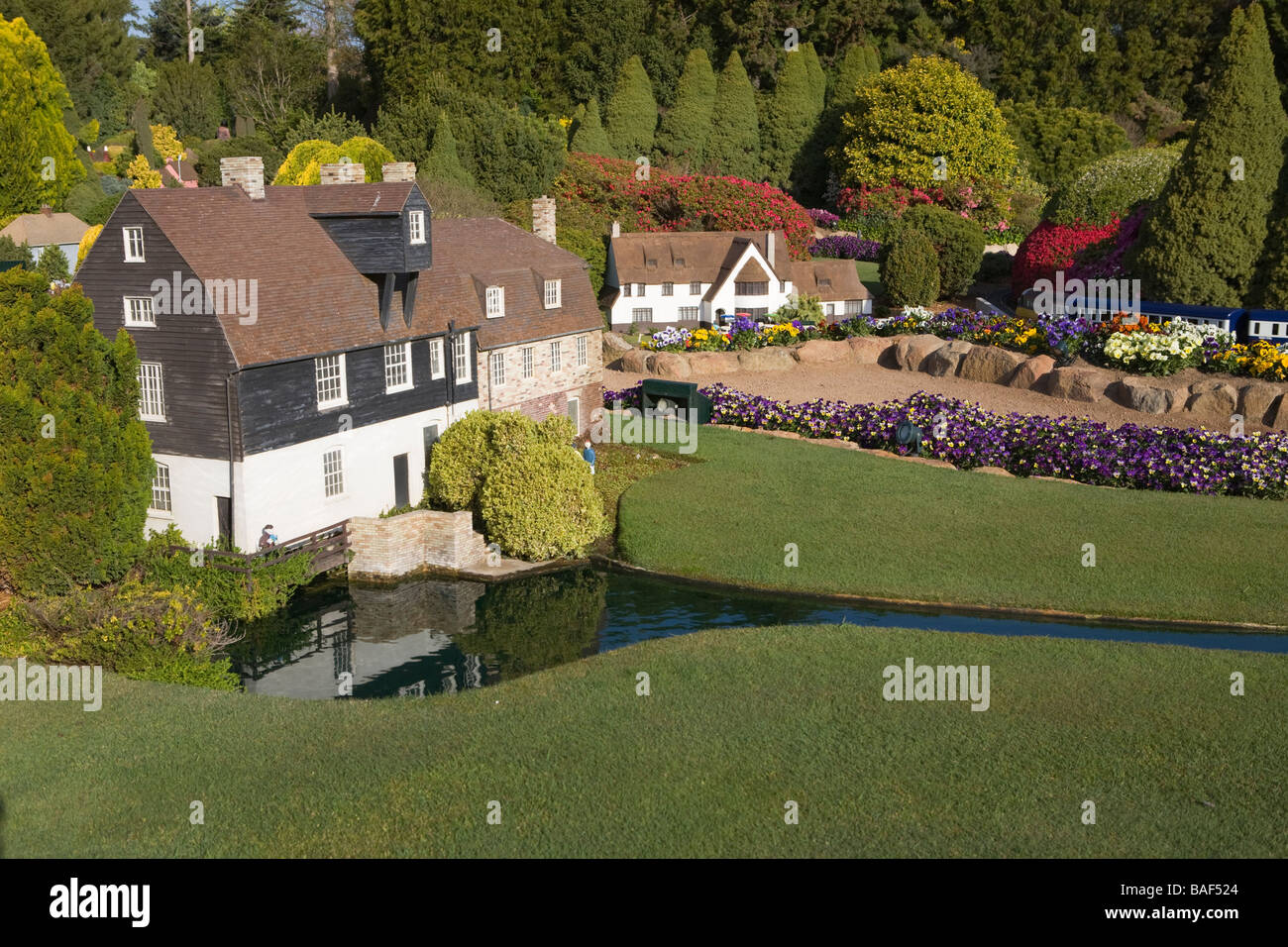 Duxford Mill, Cockington Green Gardens, Canberra, ACT, Australia Stock ...
