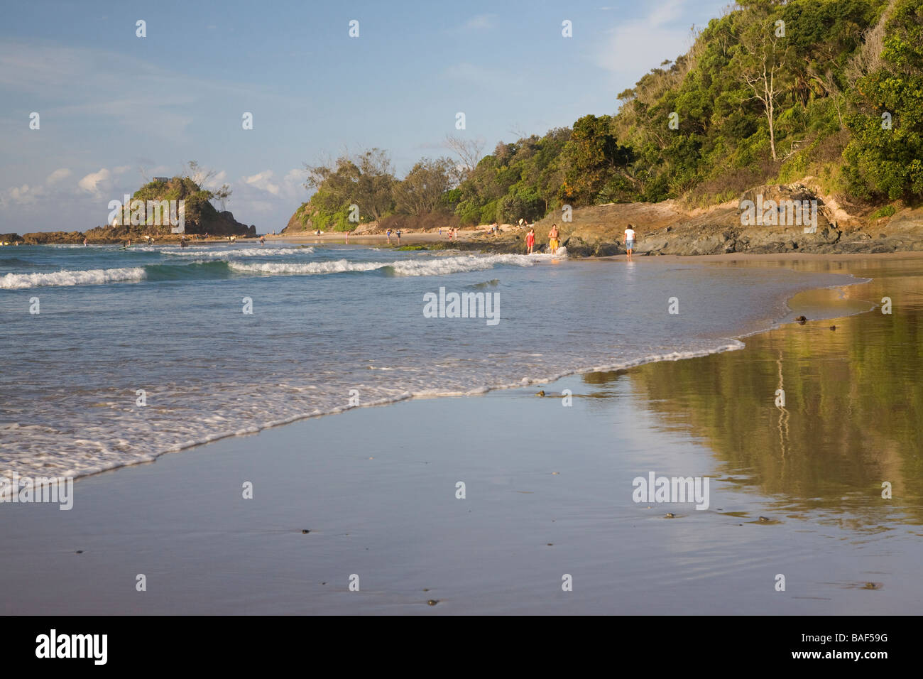 The Pass, Clarkes Beach, Byron Bay, New South Wales, Australia Stock ...
