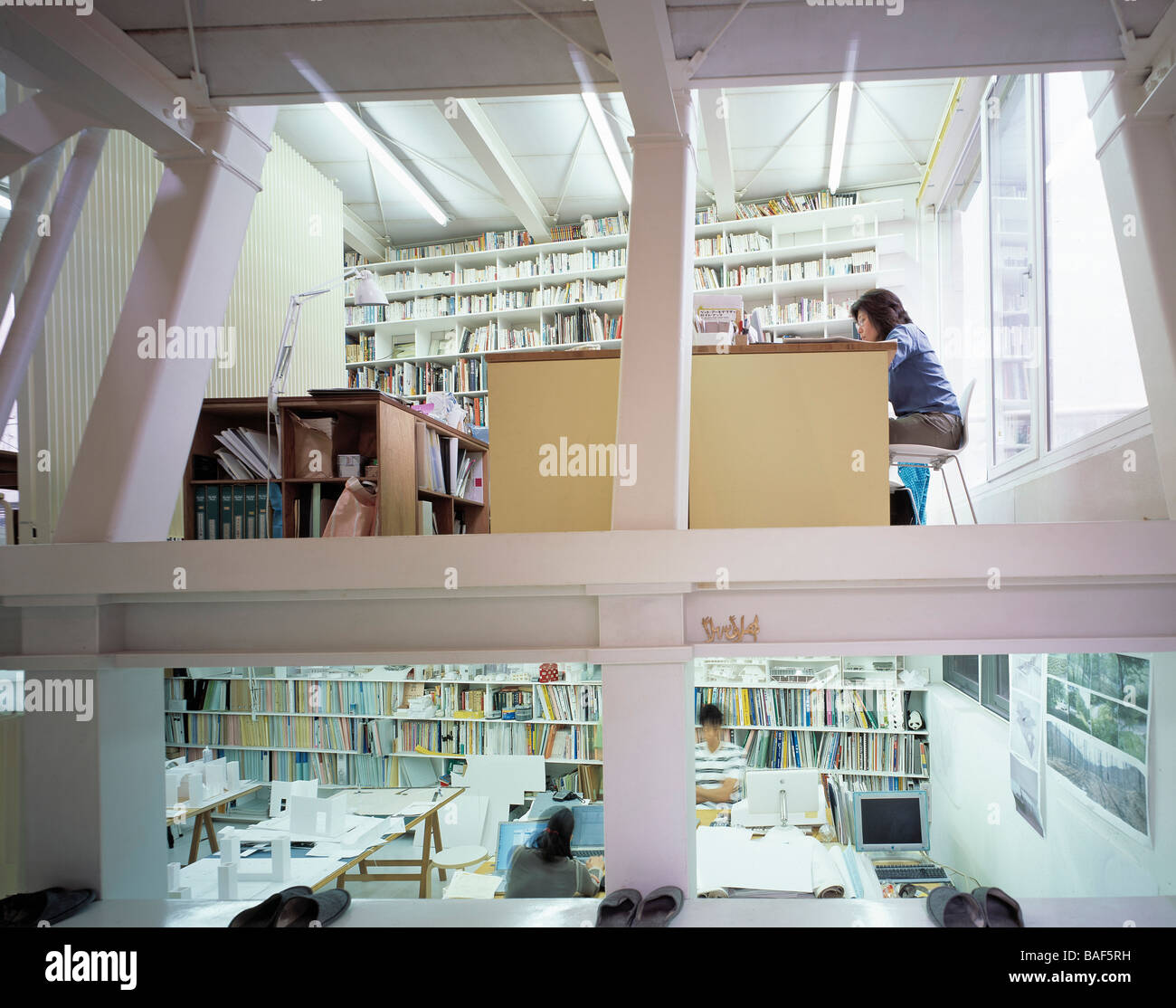 Tokyo Live Work-Architects Own House and Office, Tokyo, Japan, Atelier ...