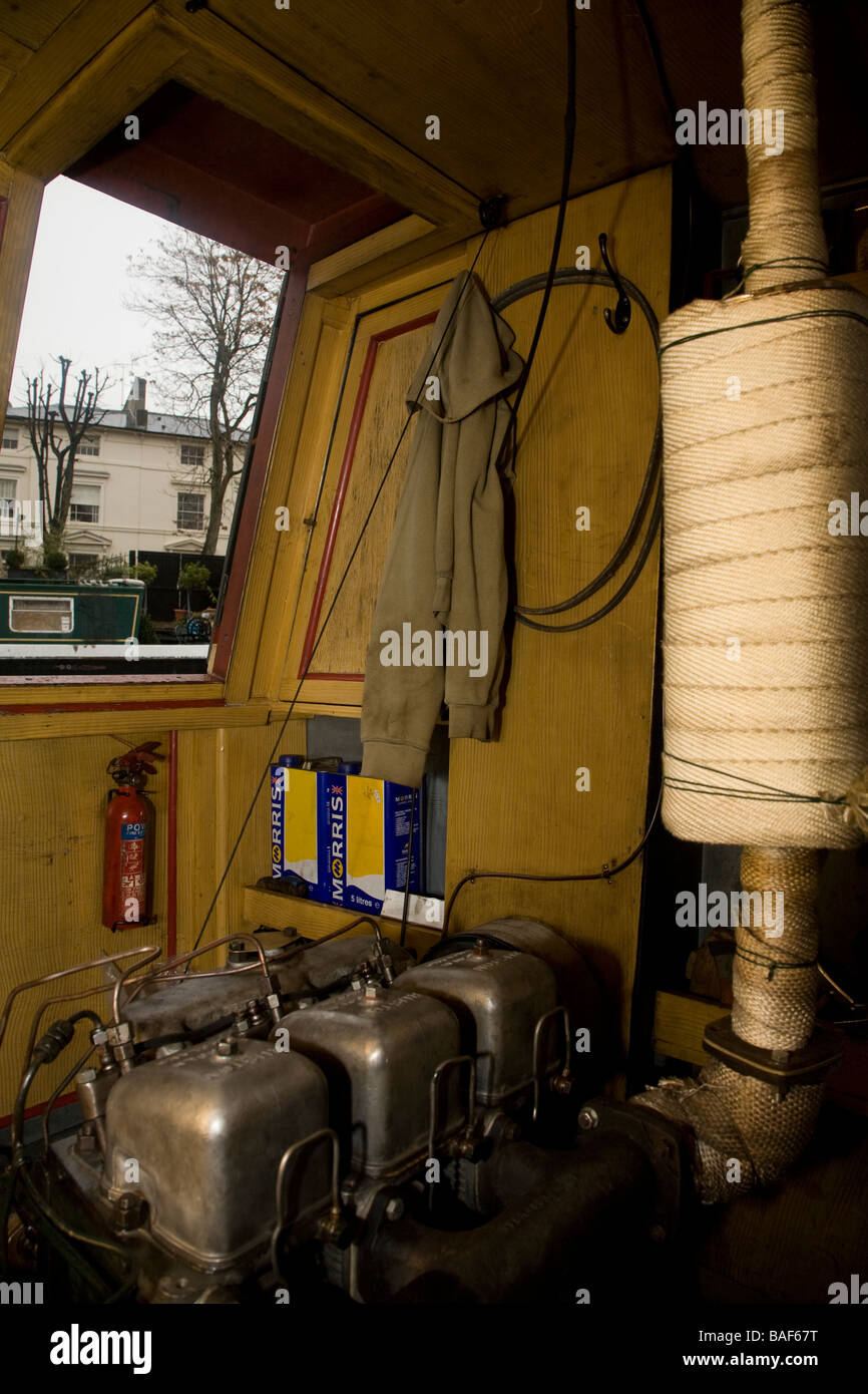 Canal boat engine hi-res stock photography and images - Alamy