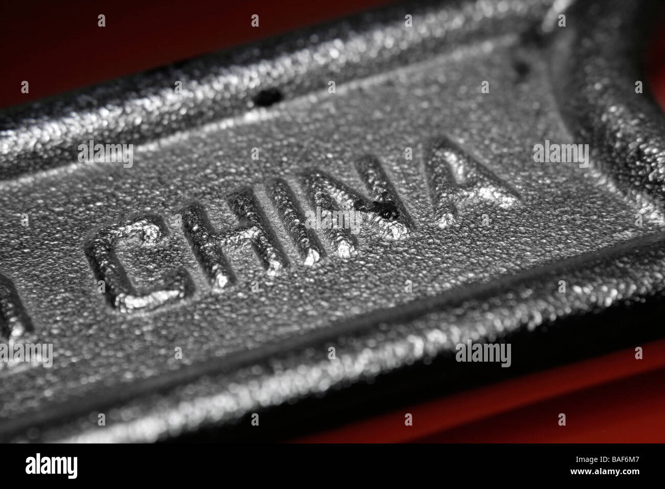 Steel tool produced in China Stock Photo - Alamy