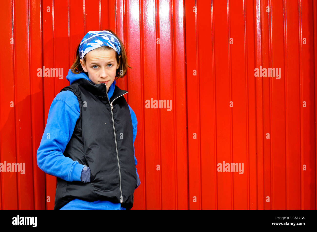 portrait of modern teenage girl Stock Photo - Alamy