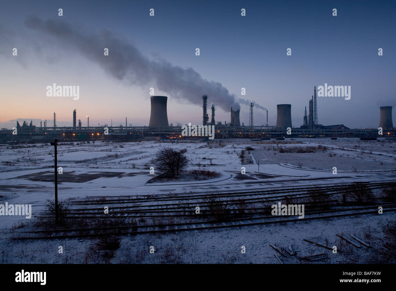 Industry at Old ICI Billingham Teesside England Stock Photo - Alamy