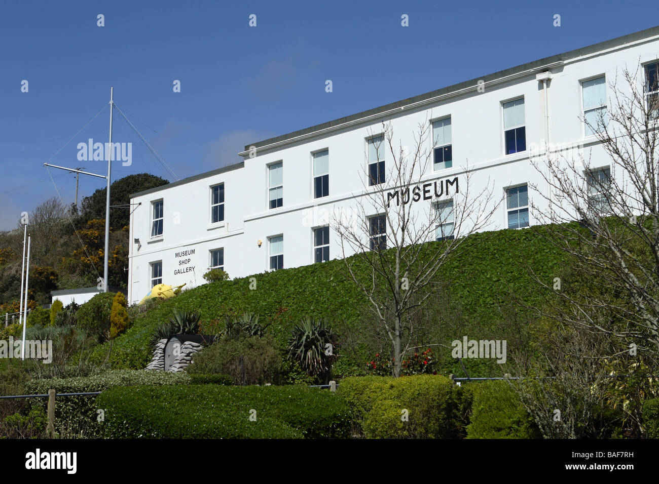Porthcurno Cornwall the historic Telegraph Museum at the former signal ...