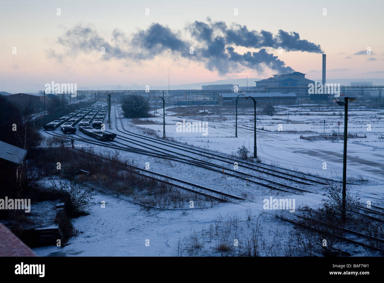 Incinerator at Old ICI Billingham Teesside England Stock Photo - Alamy