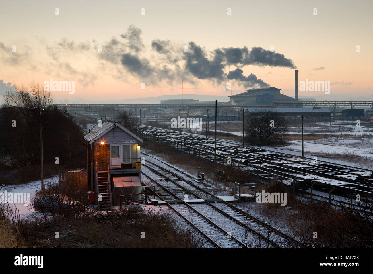 Belasis lane Signal Box and Incinerator at Old ICI Billingham Teesside ...
