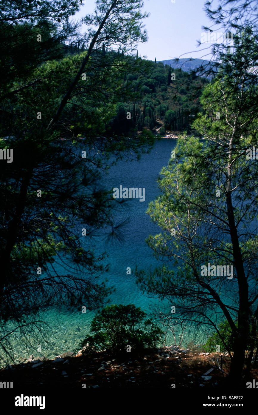Greece, Ionian Islands, Ithaca, Skinos bay Stock Photo - Alamy