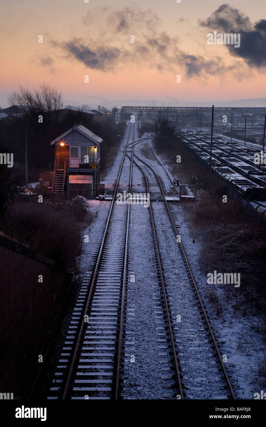 Belasis lane Signal Box and Incinerator at Old ICI Billingham Teesside ...